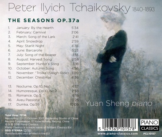 Yuan Sheng - Tchaikovsky: The Seasons (CD), Yuan Sheng | Muziek | bol