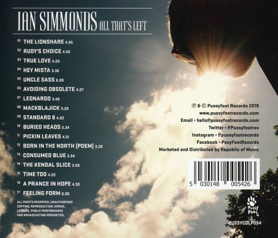 Ian Simmonds - All Thats Left (CD), Ian Simmonds | CD (album) | Muziek ...