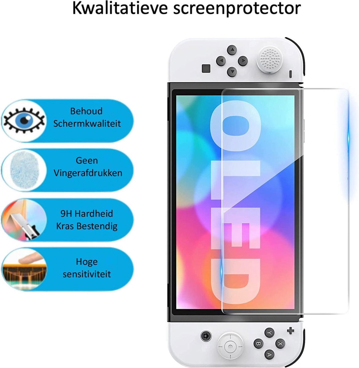 Screenprotector voor Nintendo Switch OLED - Screen Protector voor ...