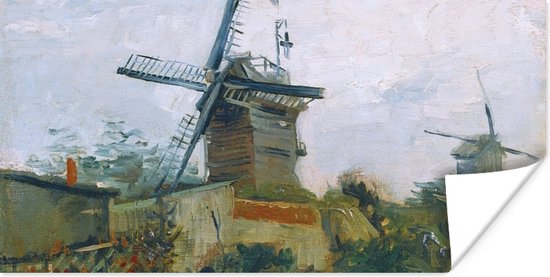 Poster Molens op de Montmartre - Vincent van Gogh - 150x75 cm | bol.com