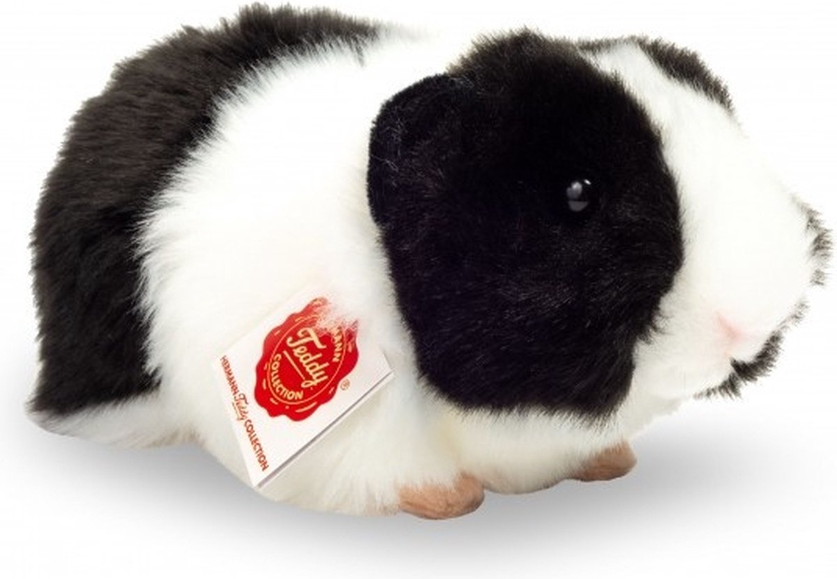 Hermann Teddy Knuffel Cavia Zwart Wit | Games | bol.com