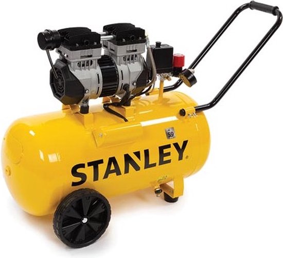 Stanley - Compressor - Zonder Olie - Horizontaal - Low Noise - 50 L / 1 ...