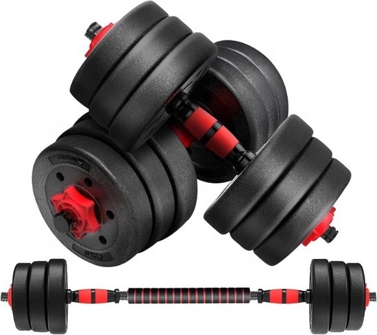 Halterset - halter set - dumbell set - gewichten set - gym- fitness ...
