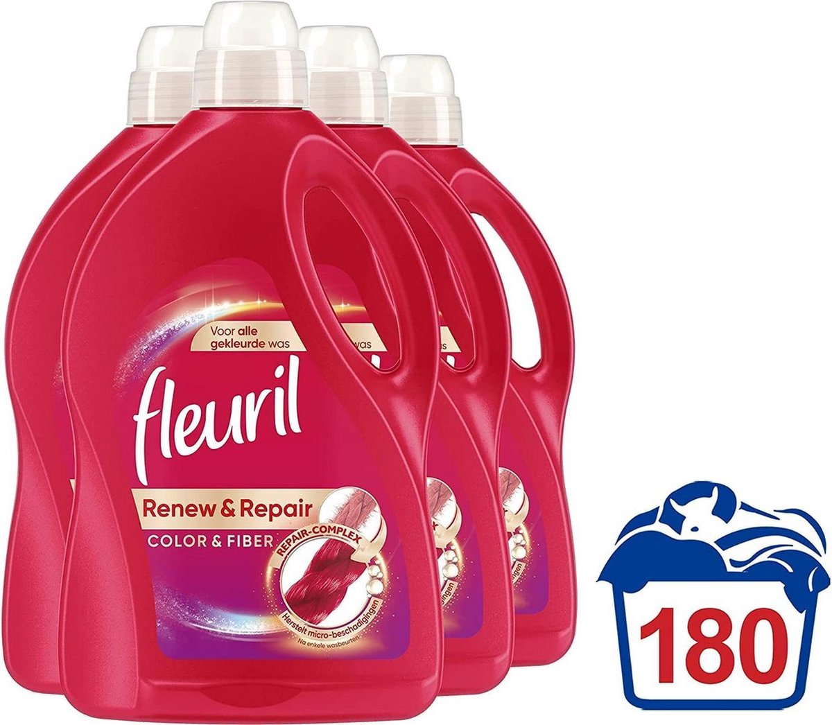 Fleuril Renew & Repair Color & Fiber Wasmiddel 180 wasbeurten ...