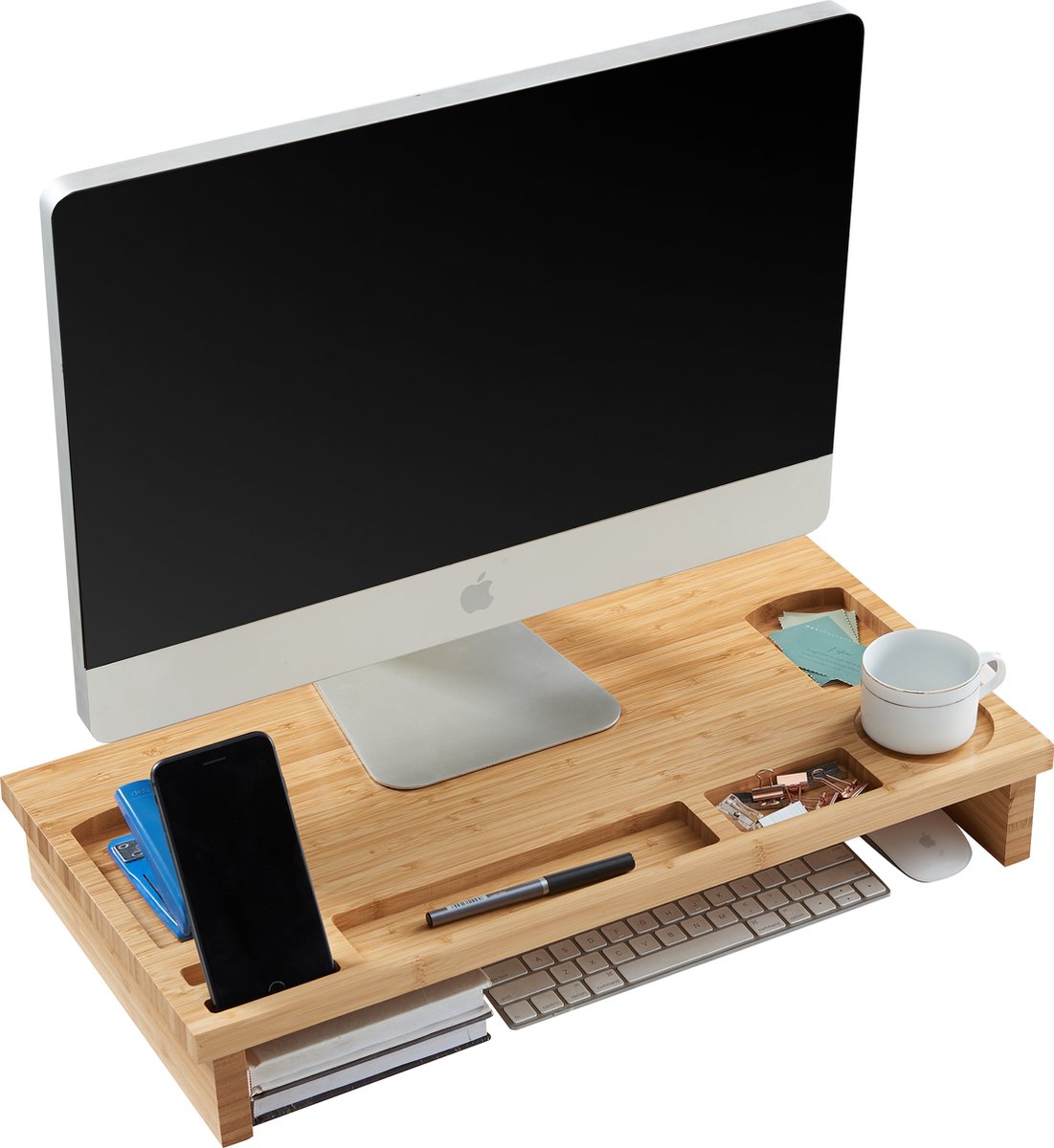 ACAZA Monitor Standaard, Scherm Verhoger, Laptop Beeldscherm verhogen ...