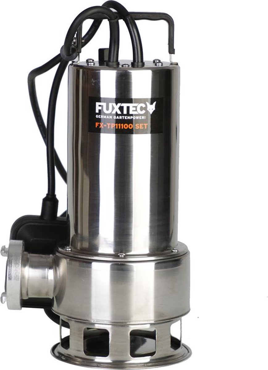 FUXTEC dompelpomp - afvalwaterpomp FX-TP11000 INOX - SET - incl. slang ...