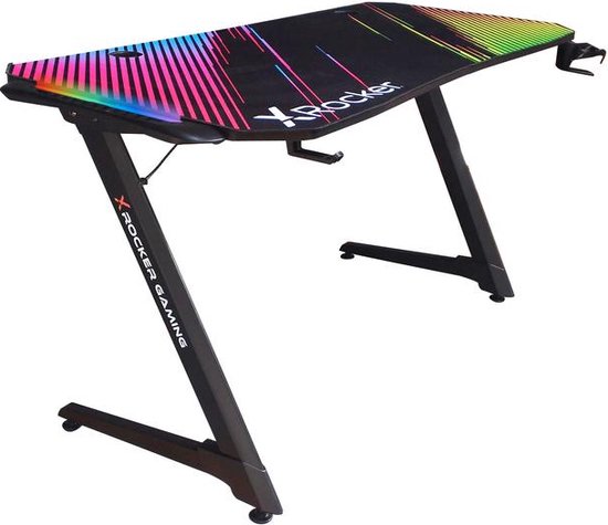 X Rocker Jaguar Esports Gaming Desk - LED - Met Muismat | bol.com