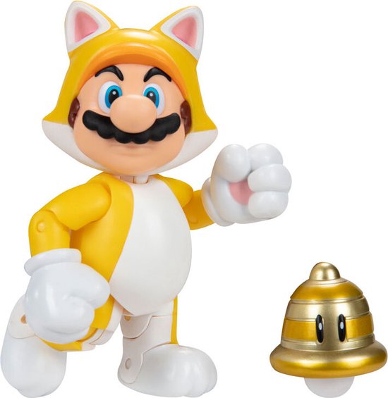 Nintendo - Super Mario Cat Mario Figure with Super Bell Limited Edition ...
