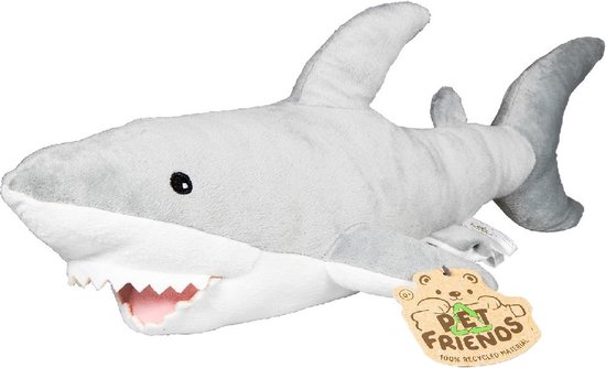 Pluche knuffel witte haai 55 cm - Speelgoed haaien knuffeldieren voor ...