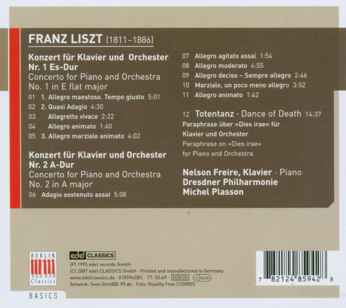 Freire, Nelson, Dp, Plasson - Liszt: Klavierkonzerte, Freire (CD), Freire, Nelson, Dp,... | bol