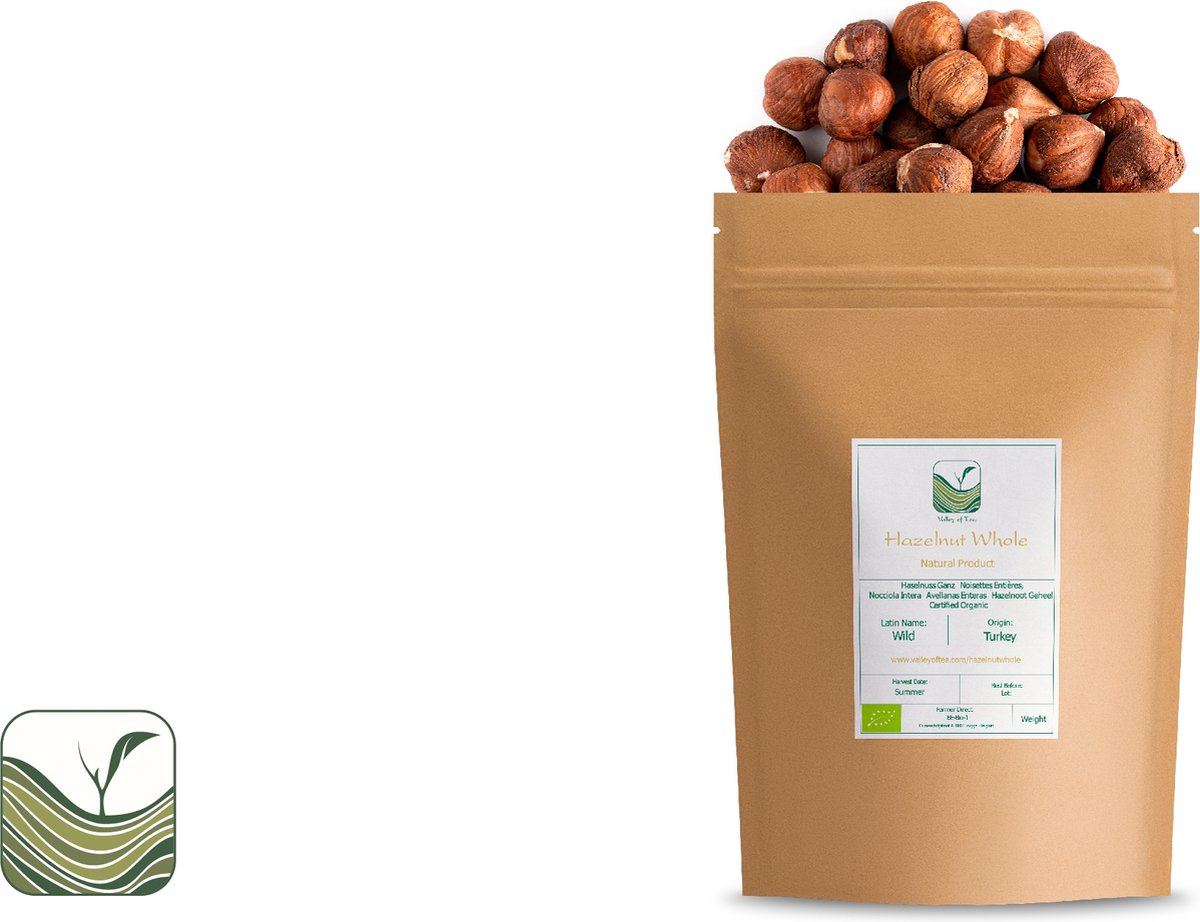 Biologische Hazelnoten - Ongebrand en ongezouten, perfect om mee te ...