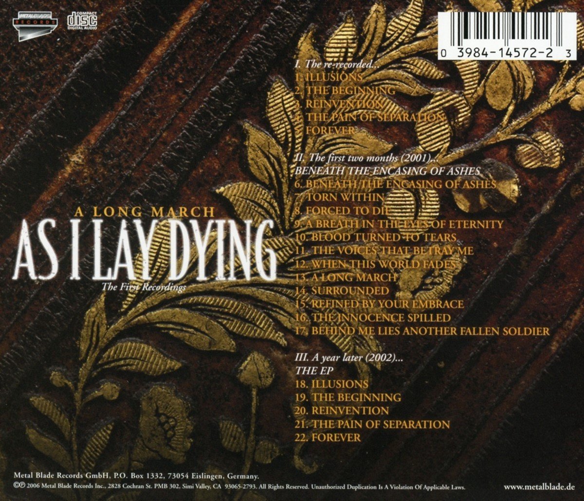 As I Lay Dying - A Long March, The First Recording (CD), As I Lay Dying ...