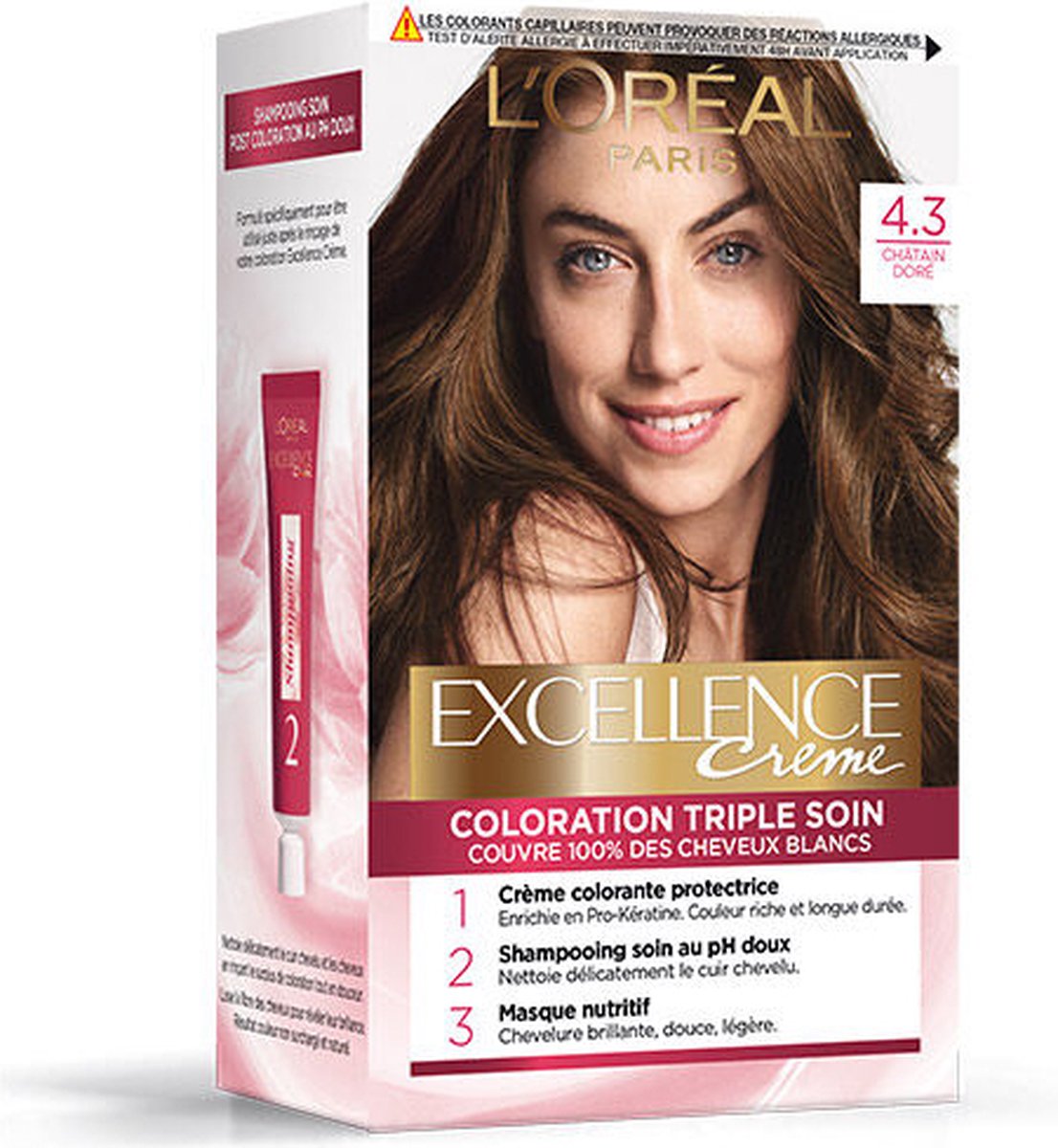 Excellence Creme Tinte #4.3 Chocolate Caramelo | bol