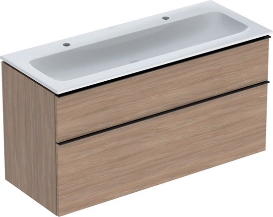 Geberit Set Slim Rim Wt 120 Tect Met Onderkast 2 Laden Eiken | bol