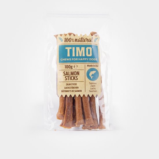 Timo Sticks 100 g - Hondensnacks - Zalm | bol