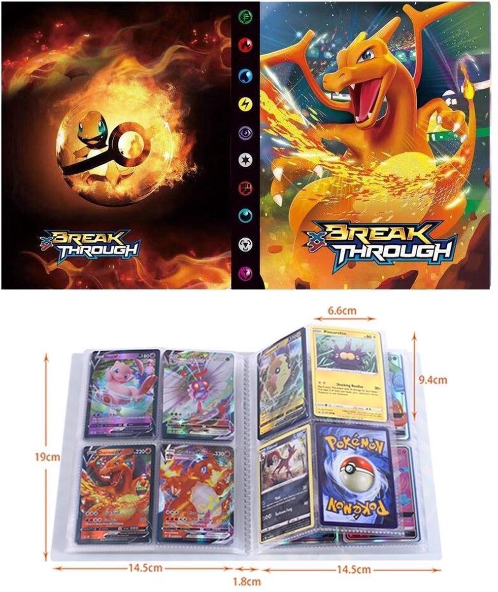 GoodsLogic Verzamelmap Charizard 2021 - Pokémon Kaarten Map Voor 240 ...