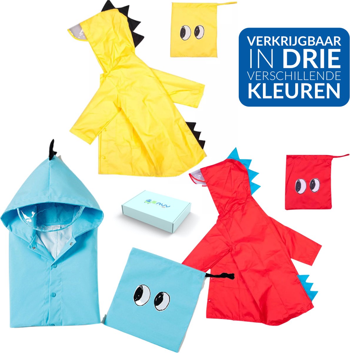 Regenjas kind - Regenpak kinderen - Regenponcho - Regenjassen ...