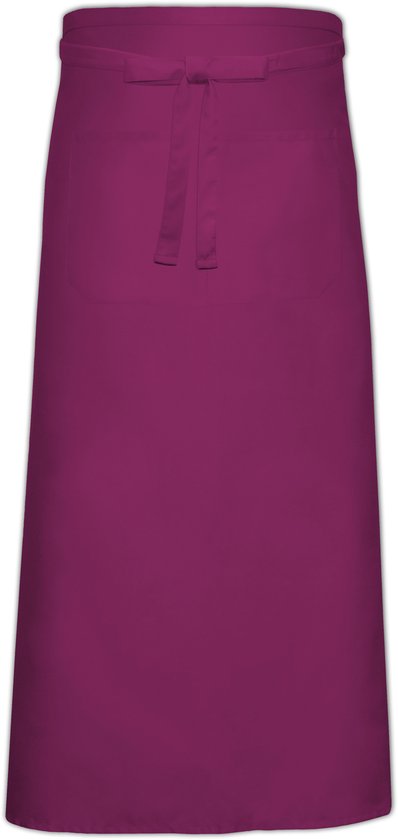 Link Kitchen Wear Franse sloof met handige zak, Bordeaux. | bol