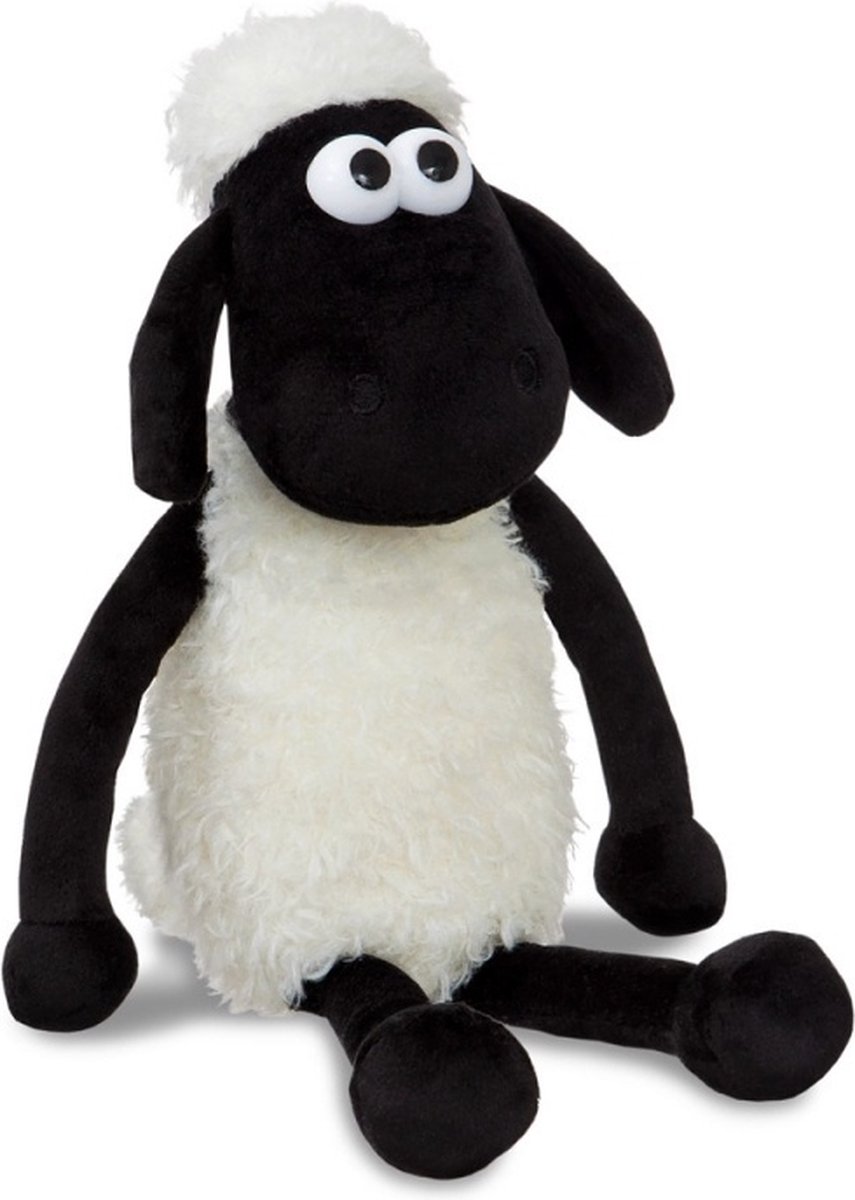 Aurora Knuffel Shaun Het Schaap 20,5 Cm Wit/zwart | bol.com