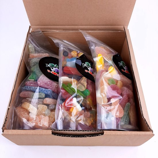 Snoep Mix - 1,2kg - 3 x 400g - Mengeling - Zuur - Gesuikerd - Zoet | bol