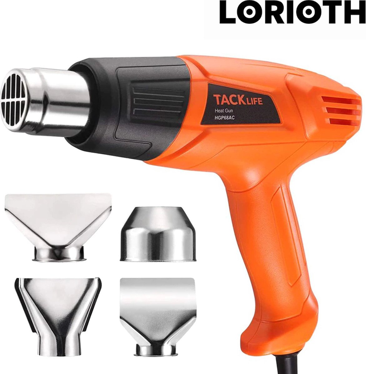 LORIOTH® Heteluchtpistool - Professioneel Heteluchtpistool - Heatgun ...