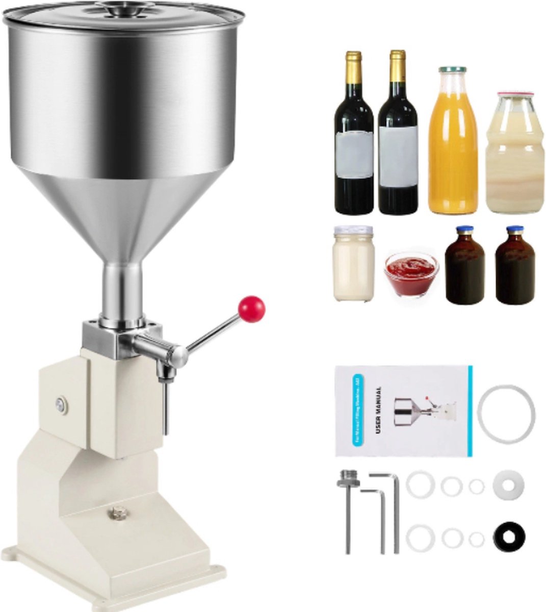 Vloeistof Vulmachine 5-50 ml - Flessen Vullen - Voor Shampoo ...