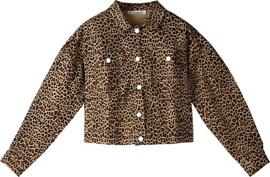 Jasje met panter/luipaard/dieren print, maat S | bol.com