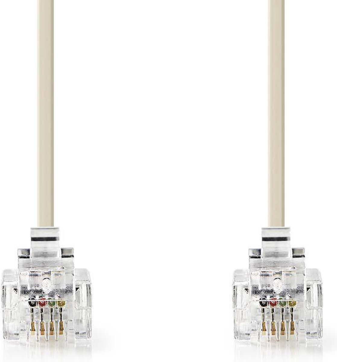 Nedis Telecomkabel | RJ11 Male | RJ11 Male | 5.00 m | Design kabel ...