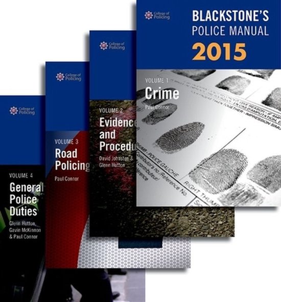 Blackstone's Police Manuals 2015 | 9780198718970 | Paul Connor | Boeken ...