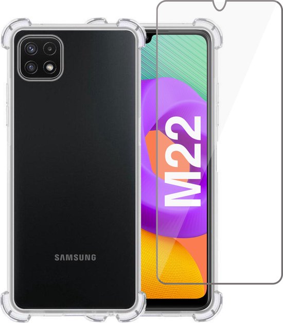 Samsung M22 Hoesje Extra Sterke Case Transparant - Samsung M22 ...
