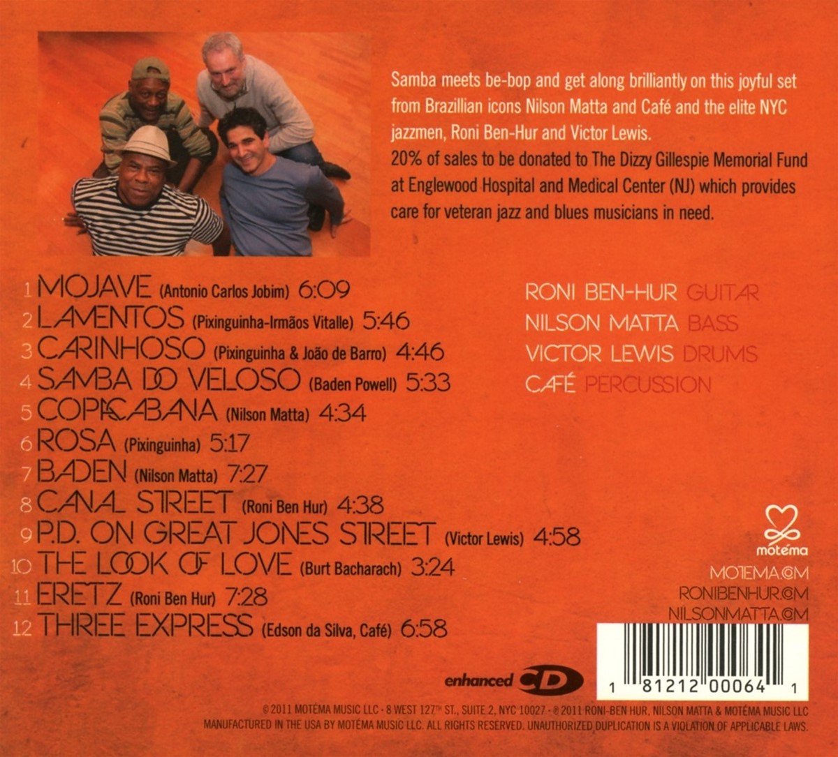 Roni Ben-Hur With Nilson Matta & Victor Lewis - Mojave (Jazz Therapy ...