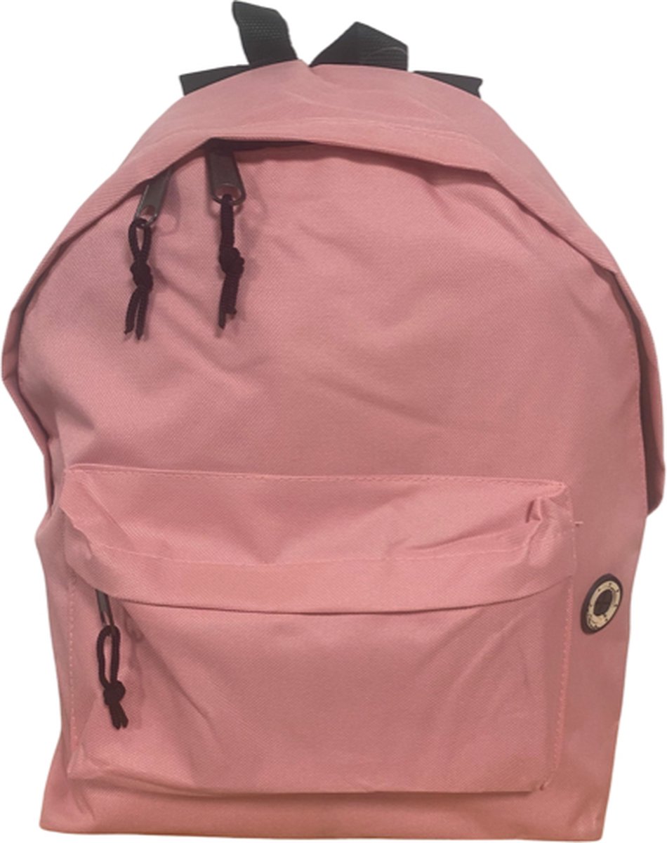 Rugzak | Schooltas | Basic Line | 18Liter | Pink Roze Backpack | 40x28x16cm | bol.com