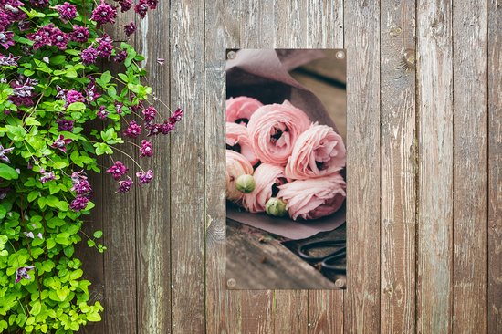 Poster de jardin Un bouquet de fleurs pour la Saint Valentin - 40x80 cm ...