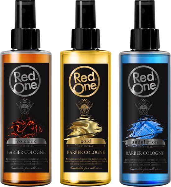 3-pack Mix Voordeelbundel Red One Eau de Cologne 150ml - Aftershave ...