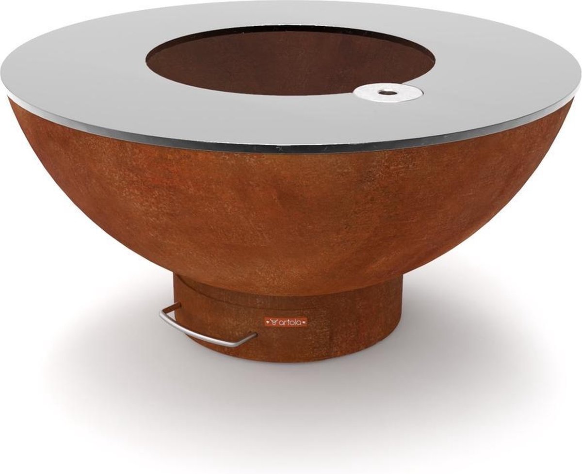 Artola FiQ Barbecue Groot - Cor-Ten Staal/Carbon Staal/RVS - Roest ...