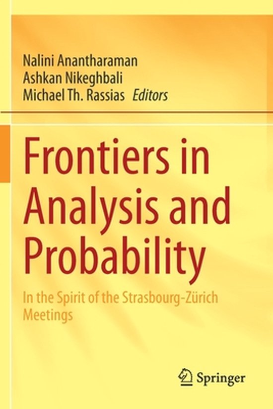 Frontiers in Analysis and Probability | 9783030564117 | Boeken | bol
