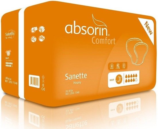 Absorin Comfort sanette night/heavy 21 Stuks | bol