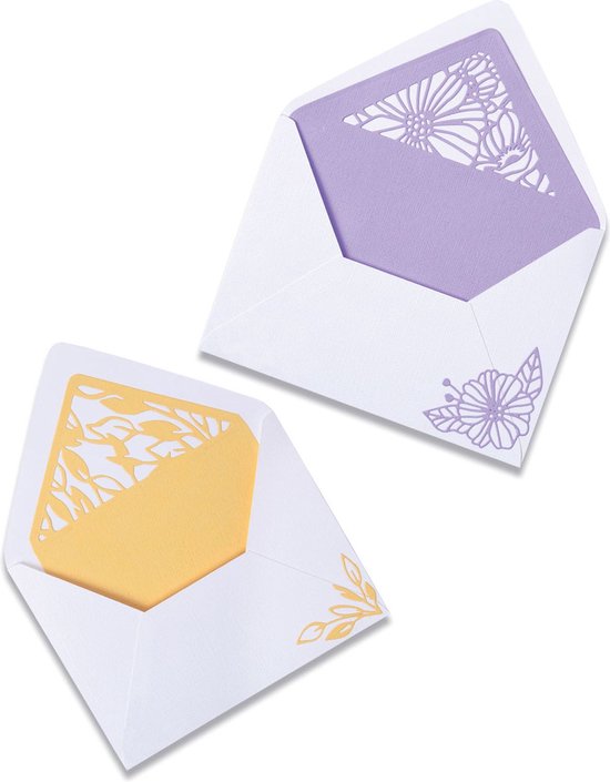 Sizzix Thinlits Snijmal Set - Delicate Envelope Liners - 6 stuks | bol