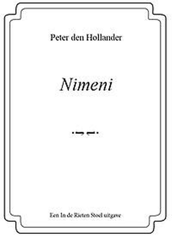 Nimeni, Peter den Hollander | 9789083021522 | Boeken | bol