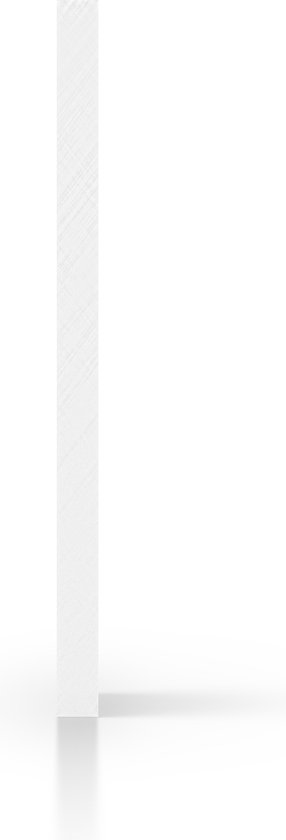 Hard PVC hele plaat wit 1 mm RAL 9003 | bol.com