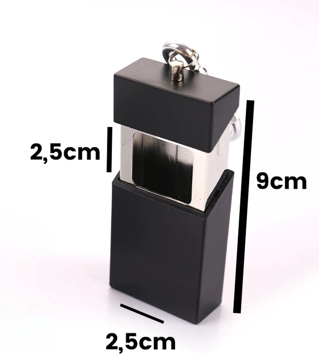 GEAR 3000® - Draagbare asbak - Portable ashtray - Pocket asbak - Mat ...