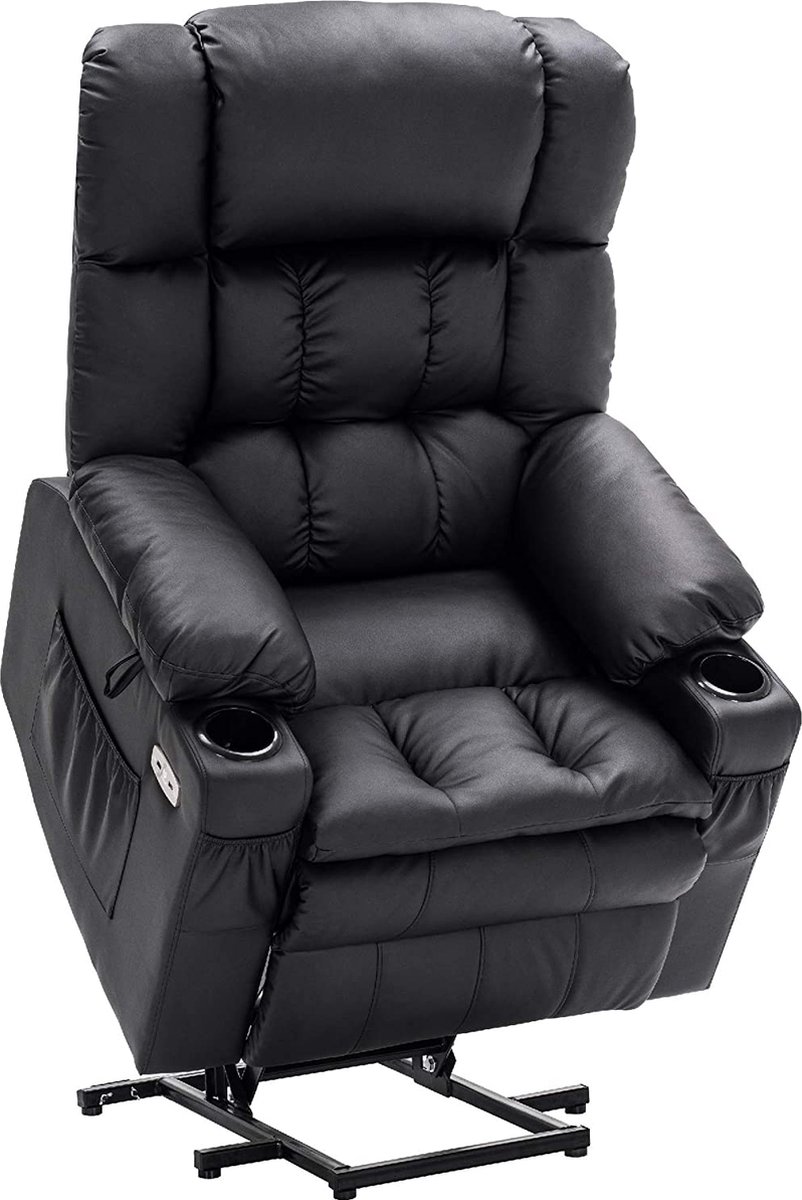 Bobby's Luxe Elektrische Relax stoel - Ligpositie 165 Graden ...