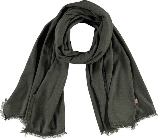 Warme effen groene sjaal | bol.com