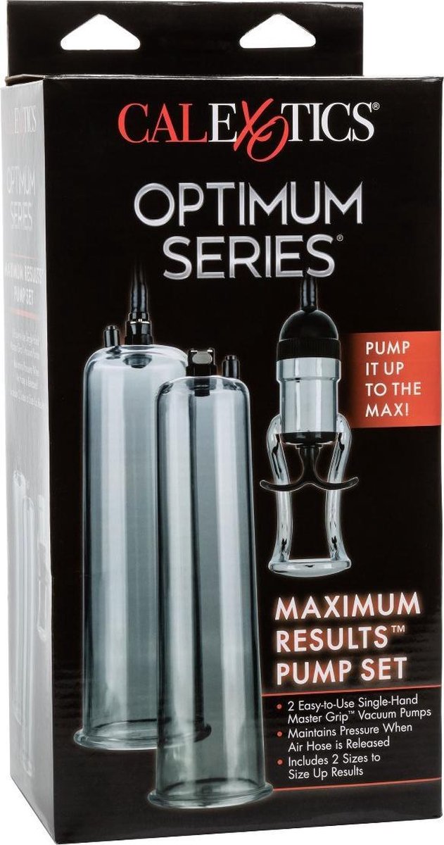 CalExotics - Maximum Results Pump Set - Pumps Penis Transparant | bol.com