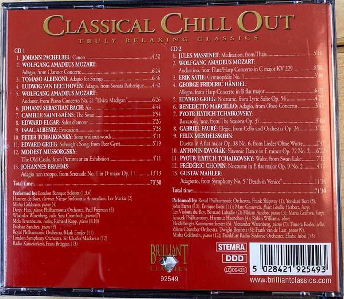 Various Artists - Classical Chill Out Volume 4 (CD), various artists ...