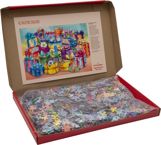 De Puzzelbox 'Cadeaus' puzzel - Legpuzzel van 1000 stukjes - Vrolijke ... De Puzzelbox 'Cadeaus' puzzel - Legpuzzel van 1000 stukjes - Vrolijke ...