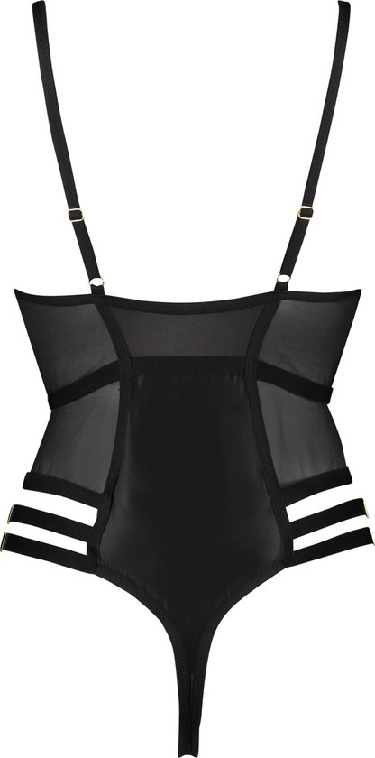 Hunkemöller Lingerie Dames Body Emily - Zwart - maat S | bol.com