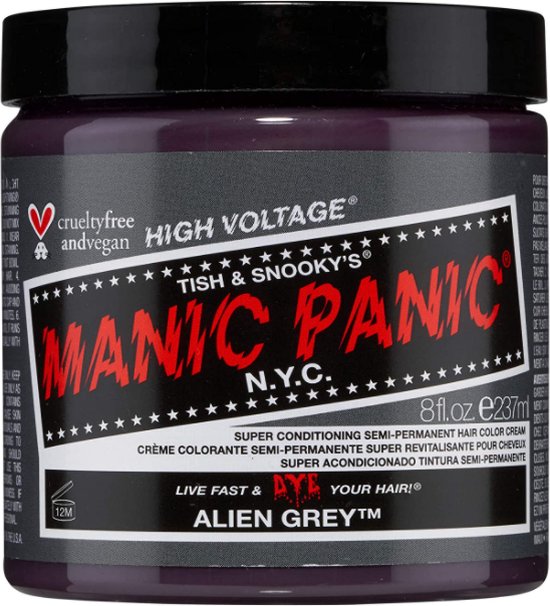 Manic Panic High Voltage Alien Grey Hair Color 118ml | bol