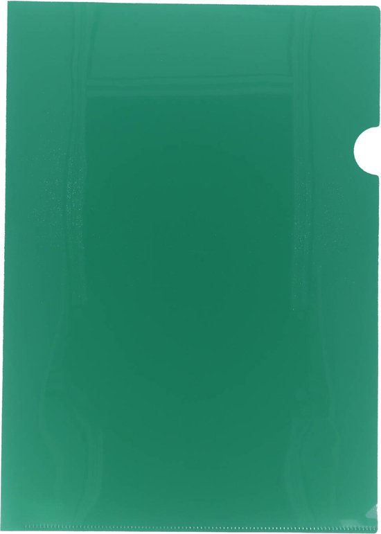 Exiton L-mappen - A4 - Dikte 180mµ - Transparant Groen - 10 ...