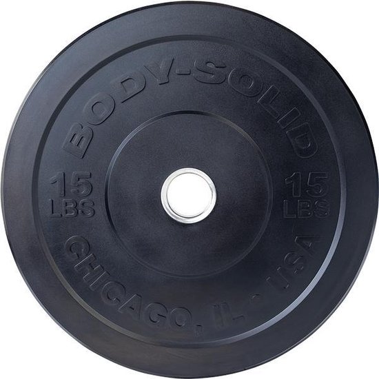 Body-Solid Chicago Extreme Black Olympic Bumper Plaques OBPXK - 10 kg | bol